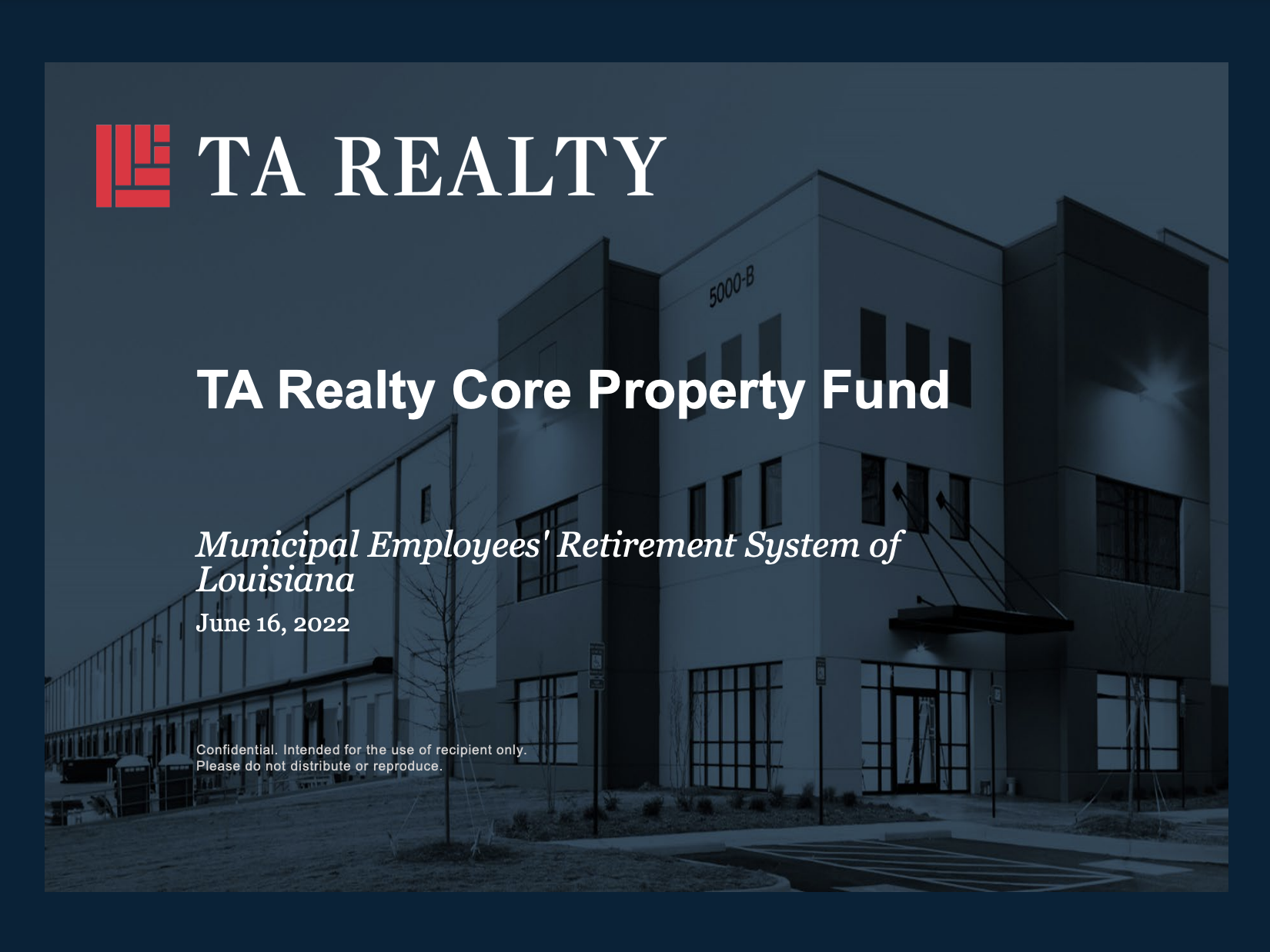 Core Real Estate: Lessons from TA Realty’s Strategic Allocations